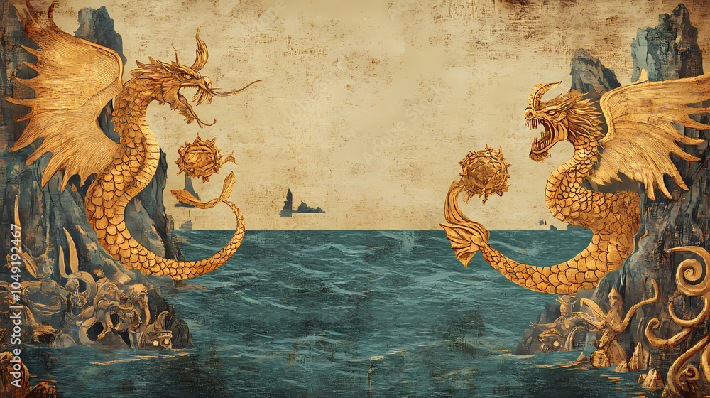 An ancient greek setting where gods made of gold clash with titanic ...