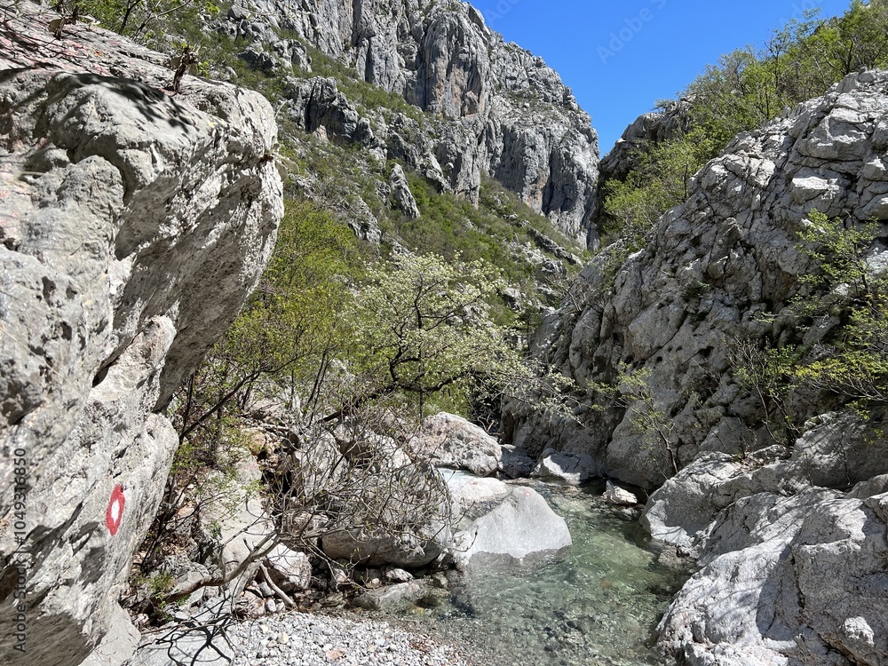 Mala Paklenica Canyon, Seline (Paklenica National Park, Croatia) - Die ...
