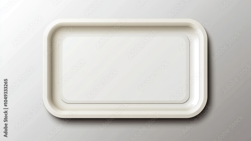 Blank digital label PNG with soft gradient edges, isolated on a ...