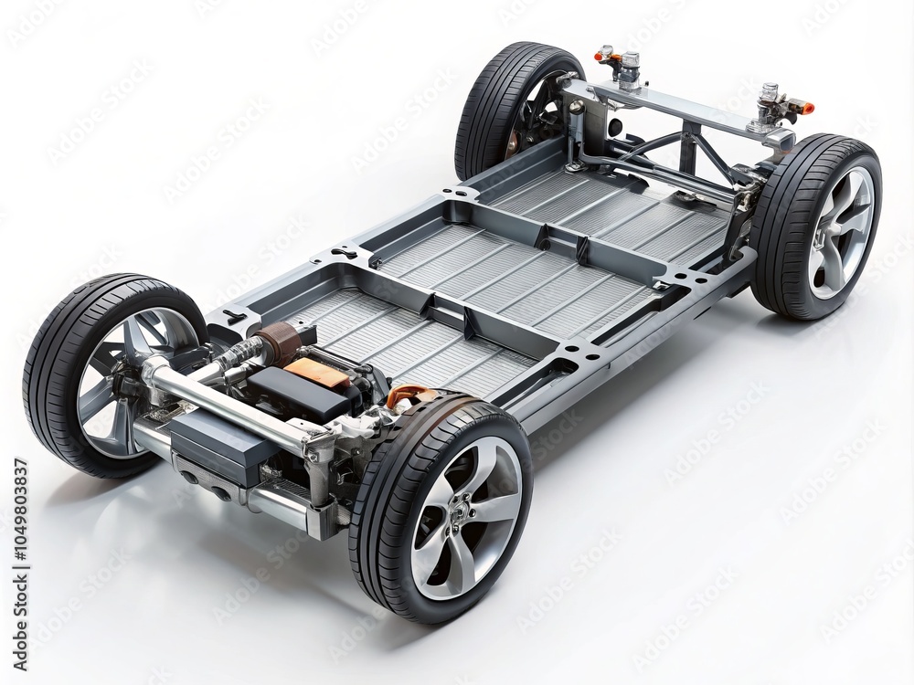 Electric Vehicle Chassis and Frame Silhouette | Underlying Structure ...