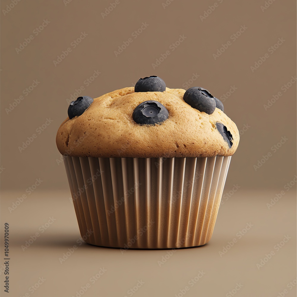 Craft a hyper-realistic digital image of a golden-brown, freshly baked ...