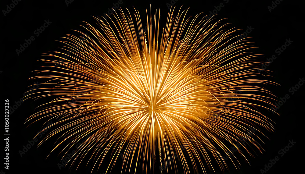 isolated png illustration golden firework thin stroke lines ideal ...