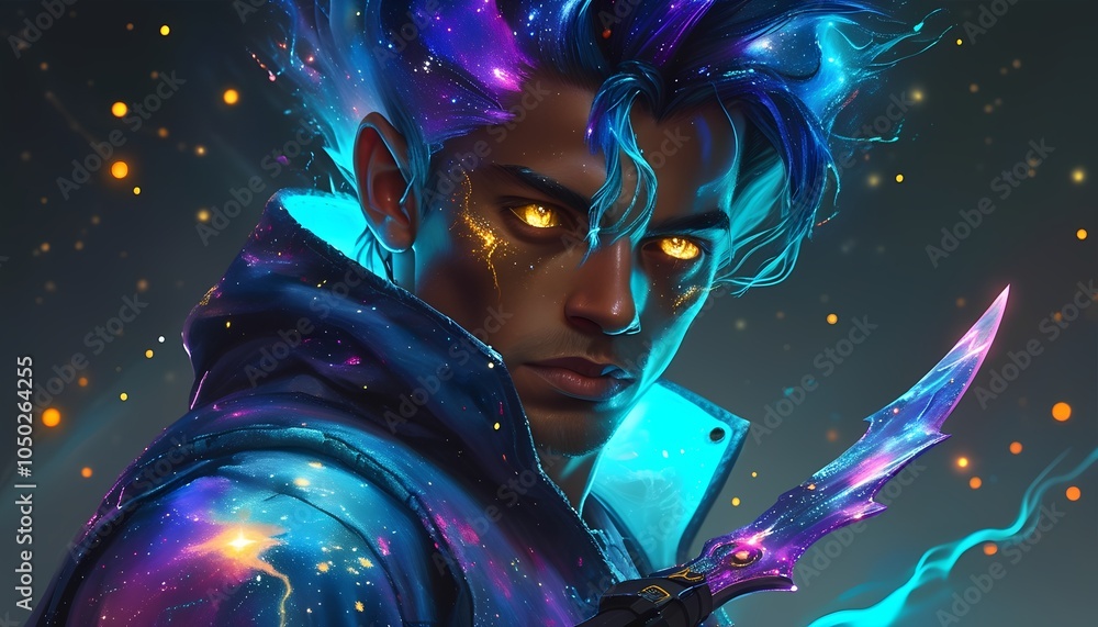 a charismatic cosmic guardian with a striking appearance. His gravity ...