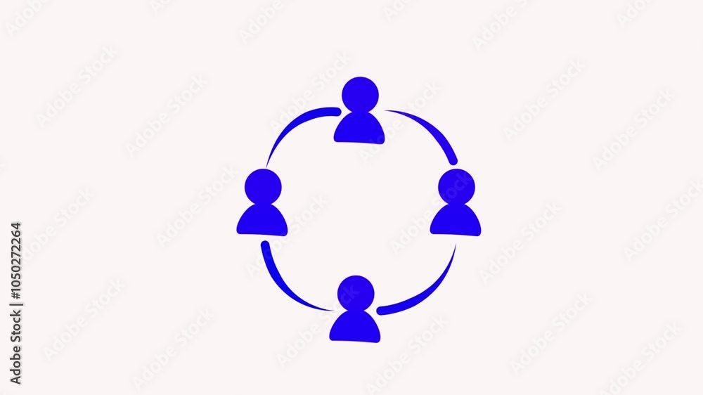 New account create icon,invention simple design concept animation with ...