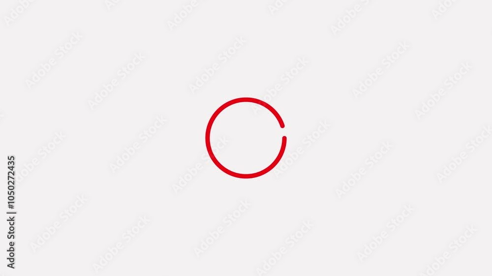Loading Animation -progress bar Animated design element of round circle ...