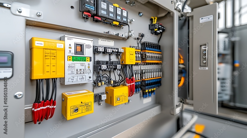 Organized Wiring Panels with Color-Coded Cables A wiring panel with ... Organized Wiring Panels with Color-Coded Cables A wiring panel with ...