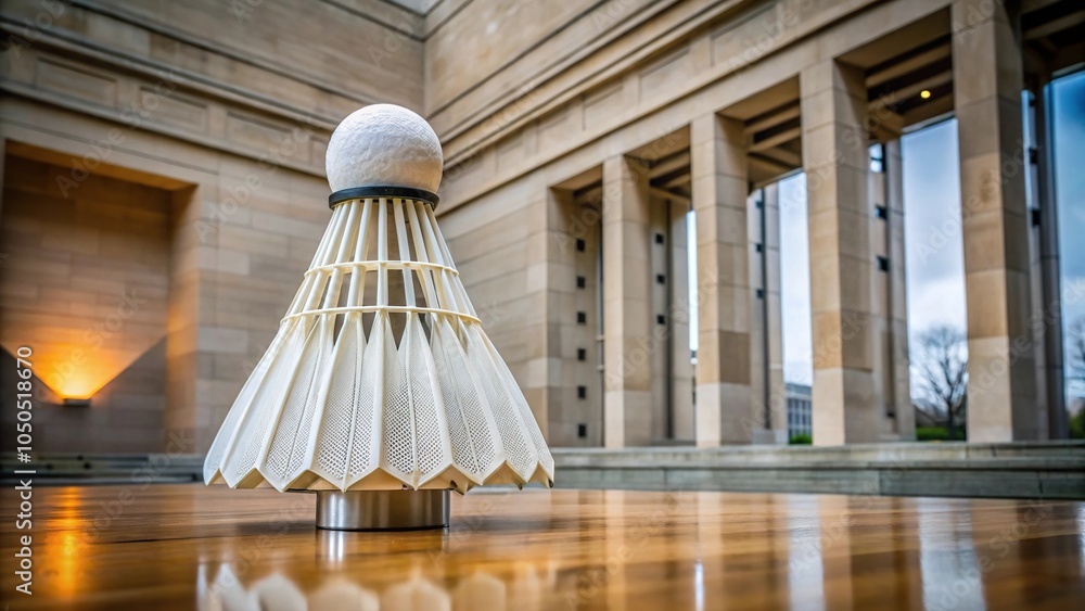 art installation of shuttlecock sculptures at nelson atkins museum ...