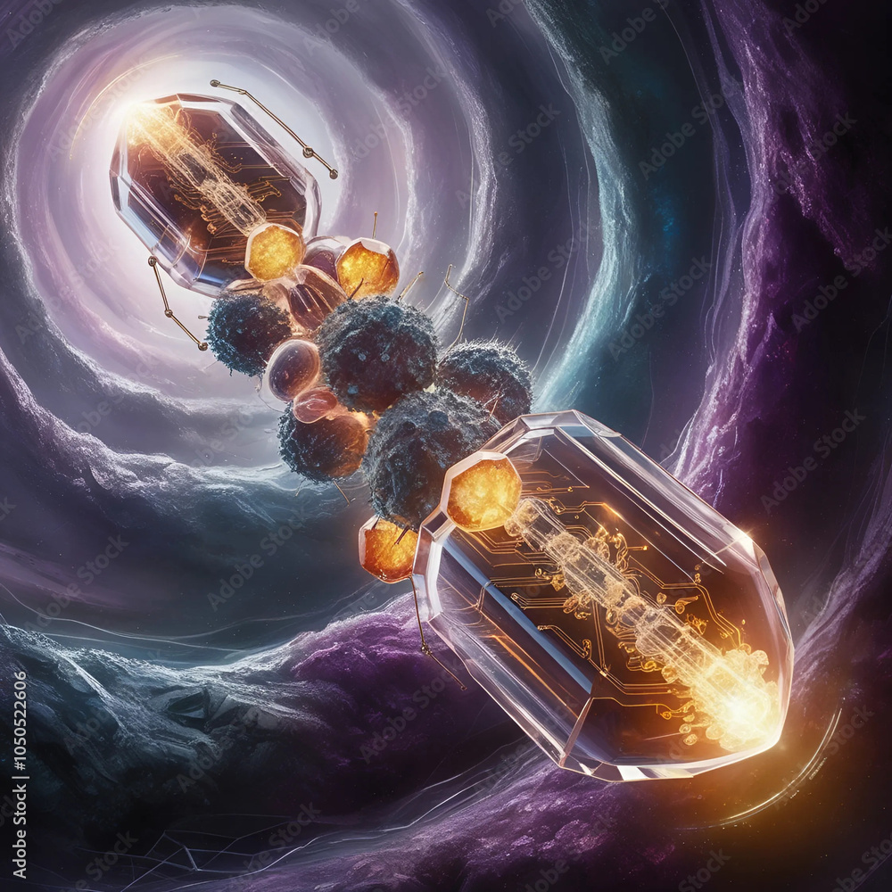 Acetobacter Aurantius Bacteria Illustration - Detailed Scientific ...