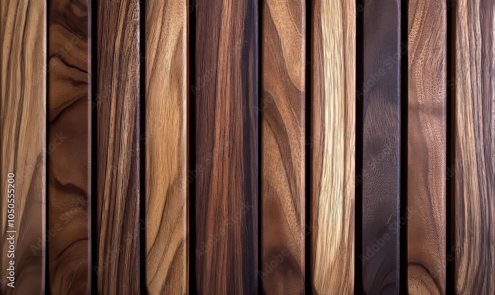 high resolution texture of vertical walnut wood slats for elegant ...