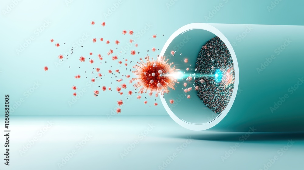 A Diagram Illustrating The Different Components Of A Particle Detector