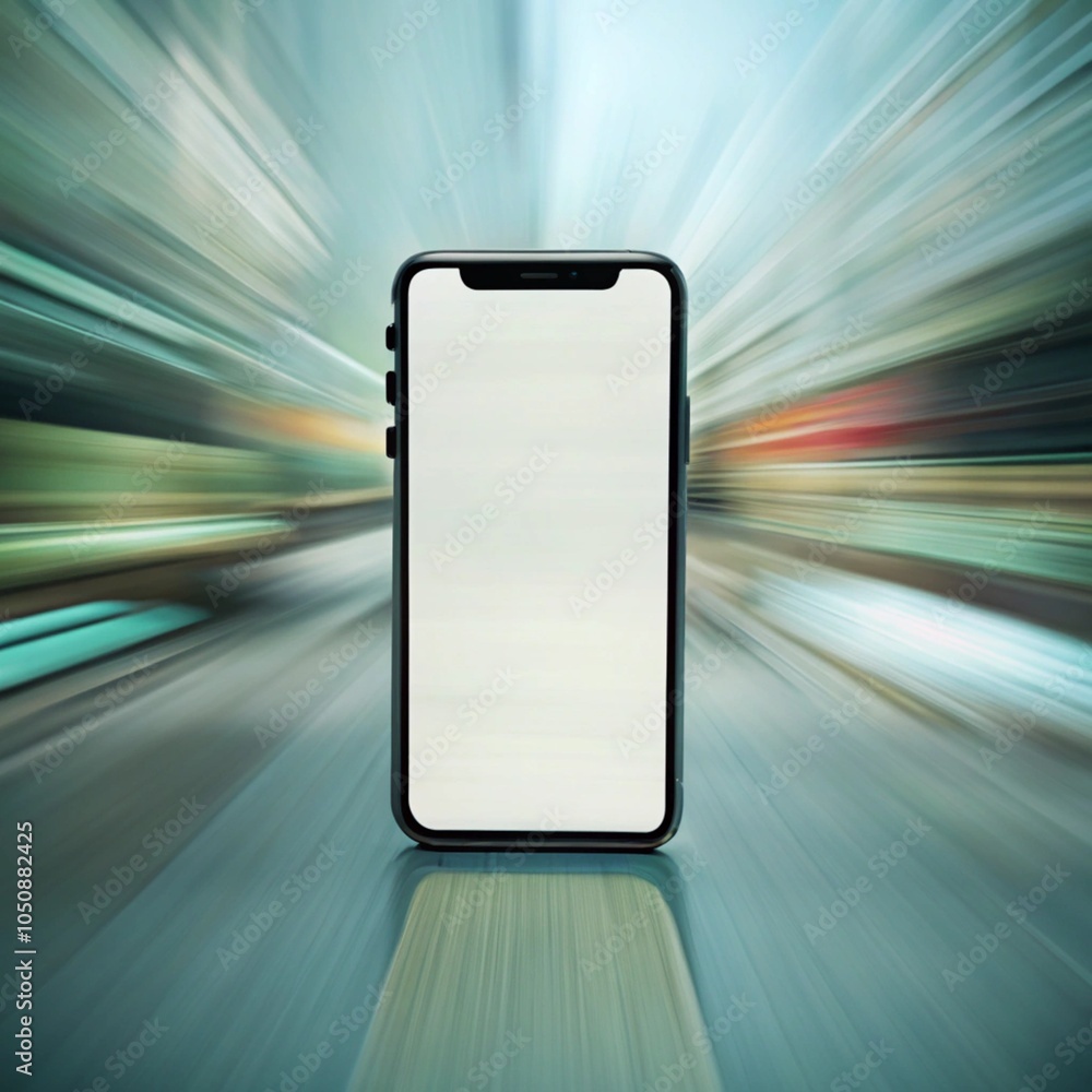 Phone Mockup for Digital and Print Ads - phone with blank screen Stock ...