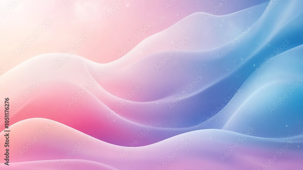 A stunning pastel pink background with wavy lines in white creating a ...