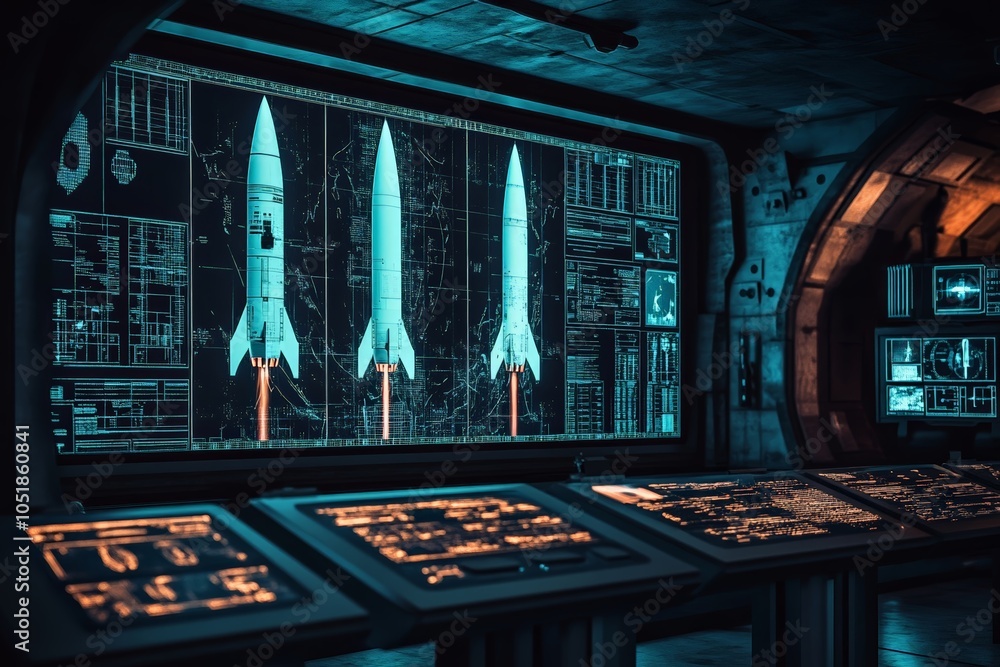 Advanced technology and space exploration depicted in futuristic ...