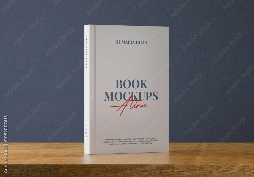 Standing Book Mockup Stock Template | Adobe Stock