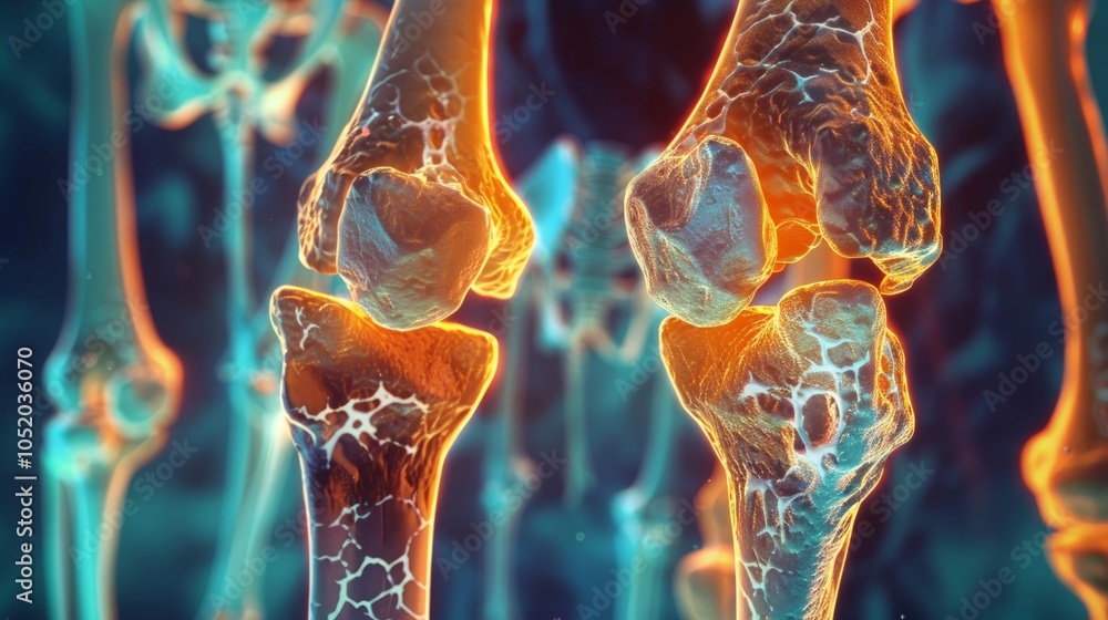 Hyperparathyroidism Impact on Bone Density, visual depiction of bone ...