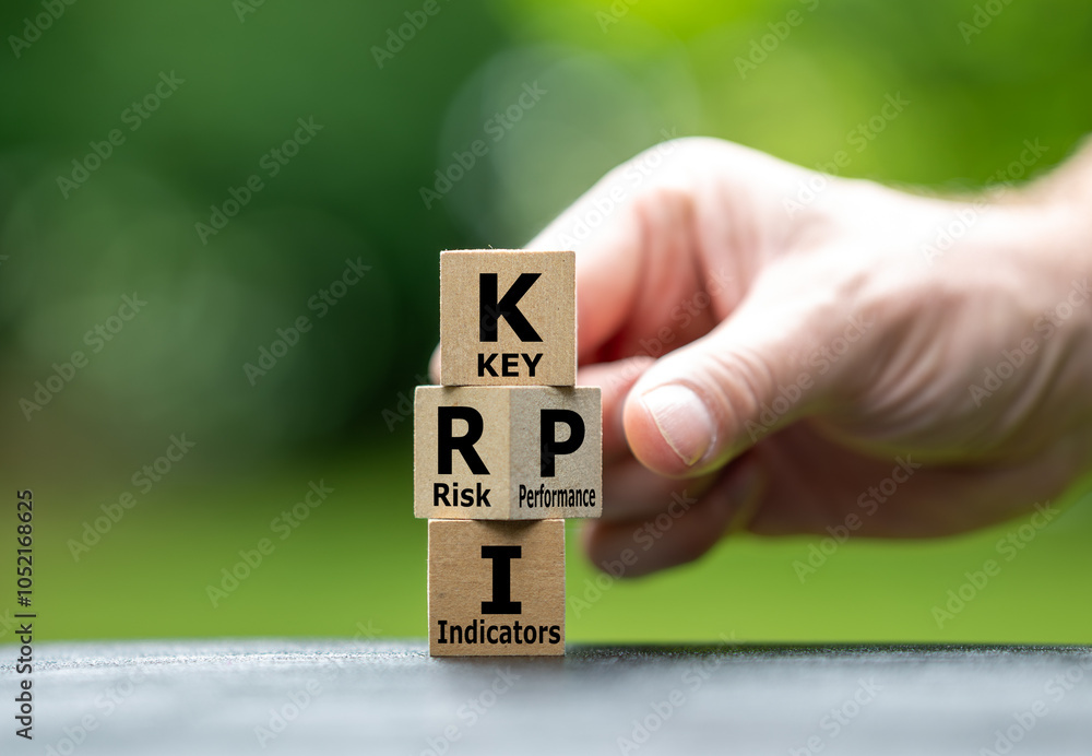 Cubes form the abbreviation KPI and KRI. KPI stands for Key Performance ...