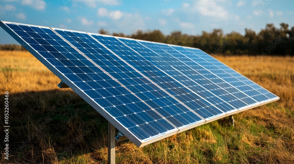 Old solar panel disconnected from grid, symbolizing energy wastage and ...