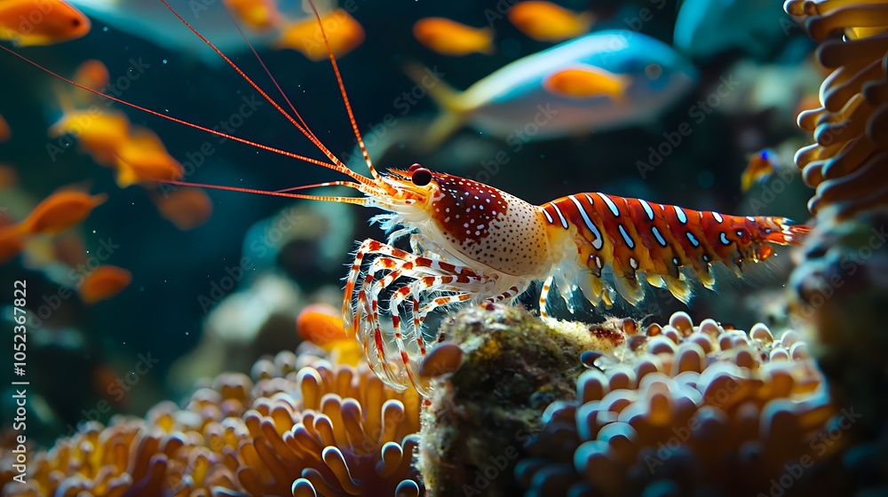 Capturing the Graceful Posture of Tiger Shrimp in a Lively and Diverse ...
