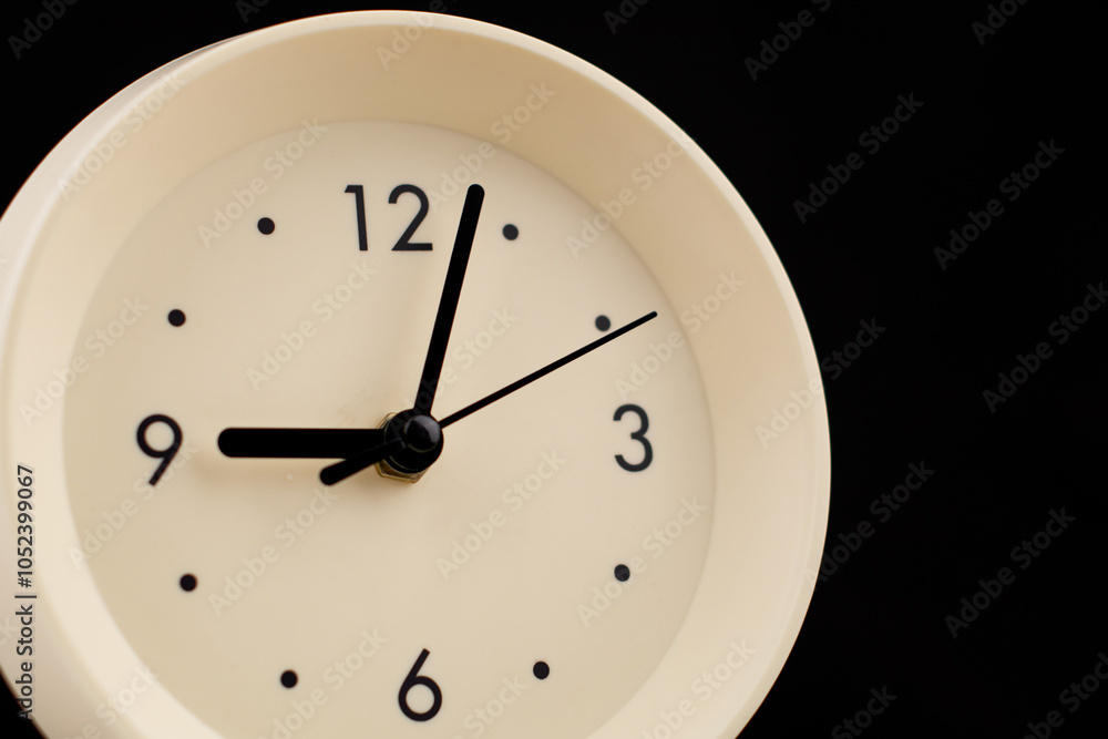 Clocks tell time and work accurately. Photo studio. Time and importance ...