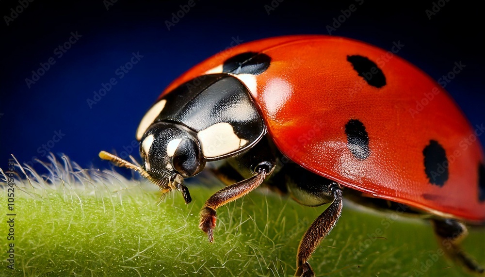 Ladybug Macro - generative ai, üretken yapay zeka Stock Photo | Adobe Stock