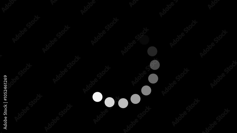 Dot loading circle animation . loading icon animation, Loading circle ...