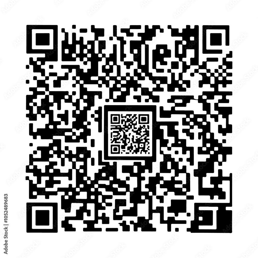 QR Code Generator black color silhouette Stock Vector | Adobe Stock