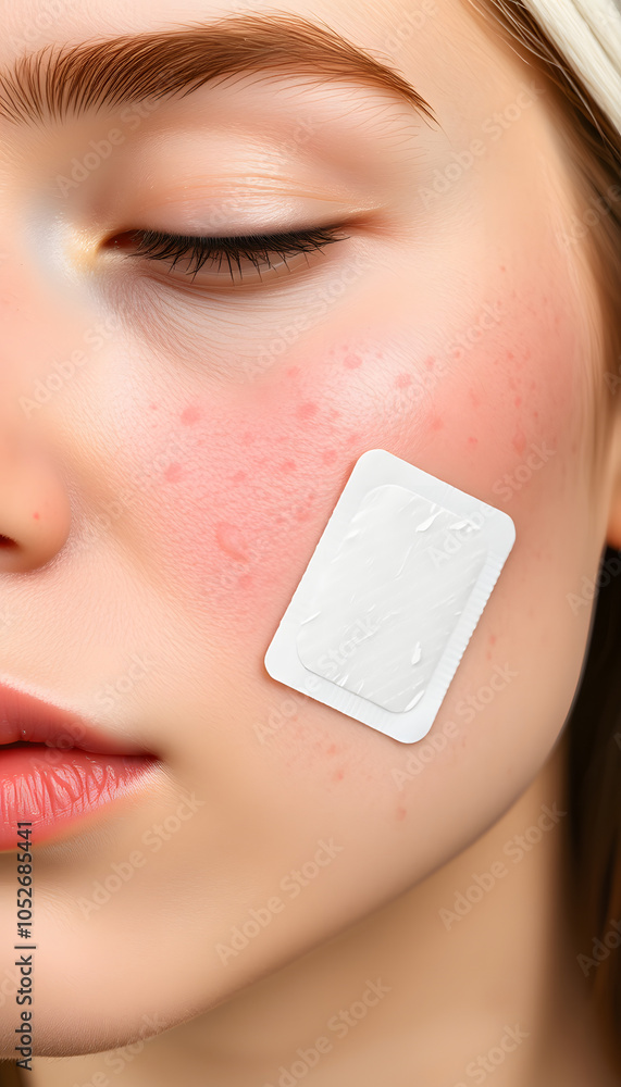 Acne pimple patch that helps to get rid of zits on problematic parts of ...