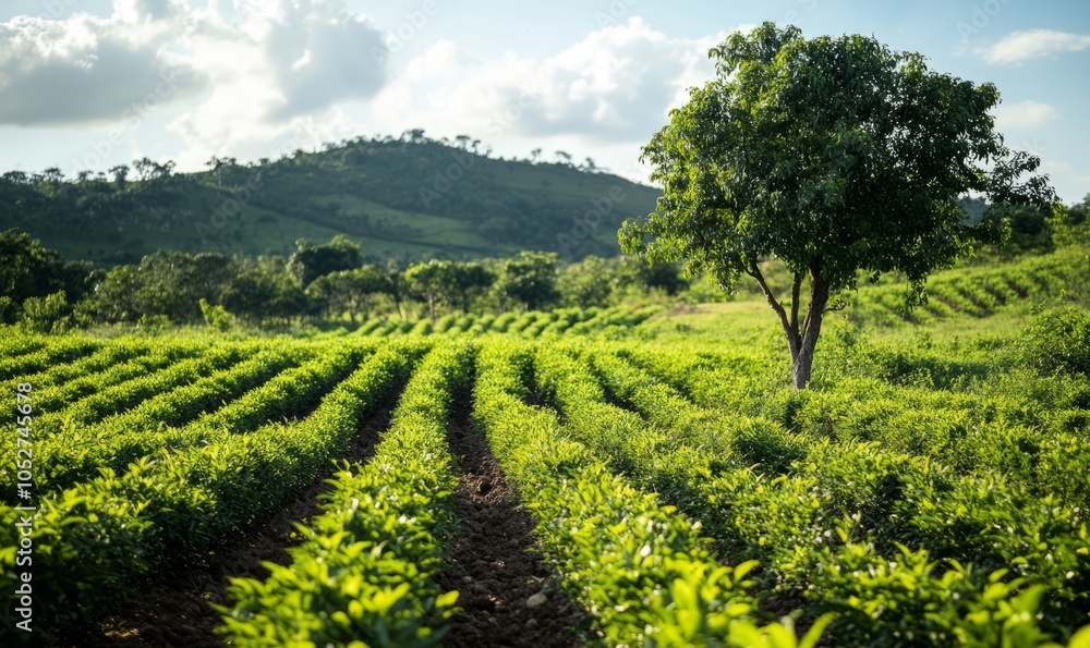 Organic cultivation of a native yerba mate tree Ilex paraguariensis ...