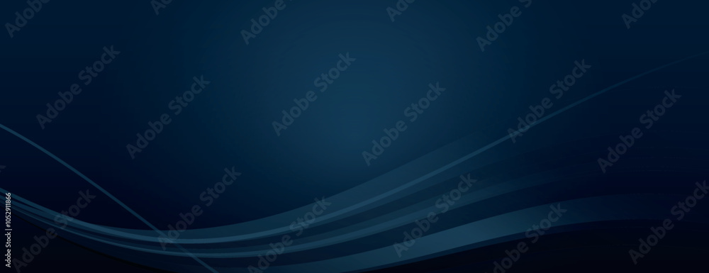 Dark blue background with smooth gradient and subtle wave patterns. The ...