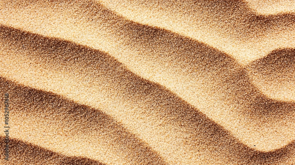 2410 81.A detailed top-down view of sand with visible tracks and ridges ...