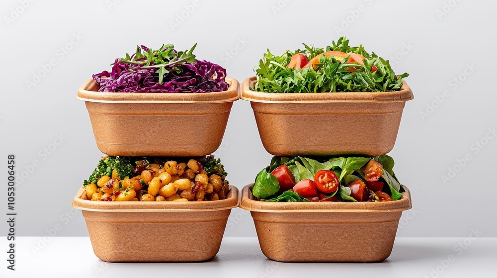 Innovative food packaging concept featuring stackable biodegradable ...