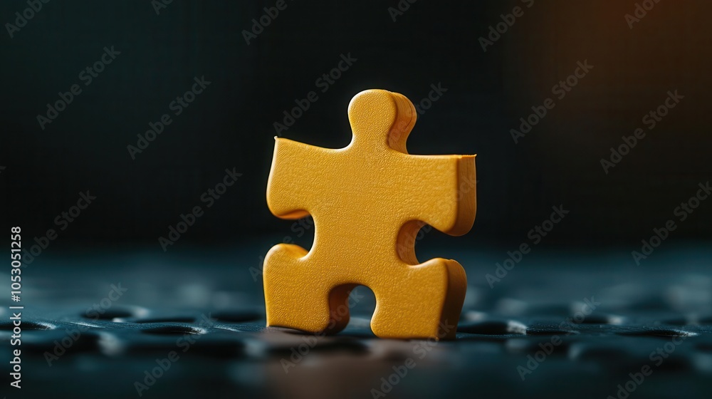 Marketing strategy puzzle with a niche market piece standing out ...