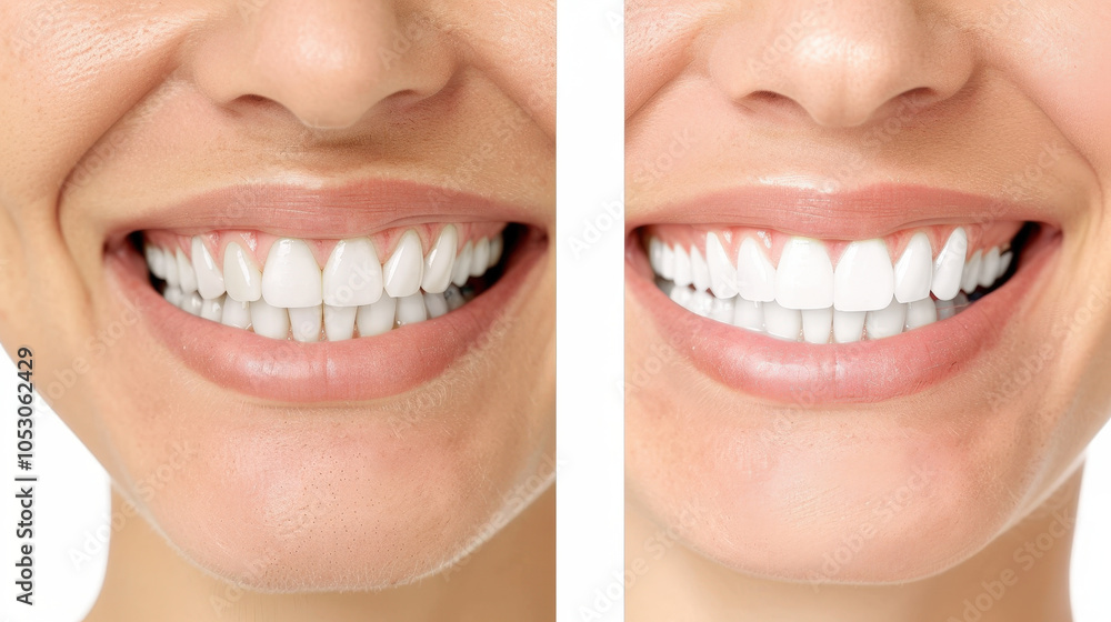 bright smile showcasing healthy teeth and gums, highlighting difference ...