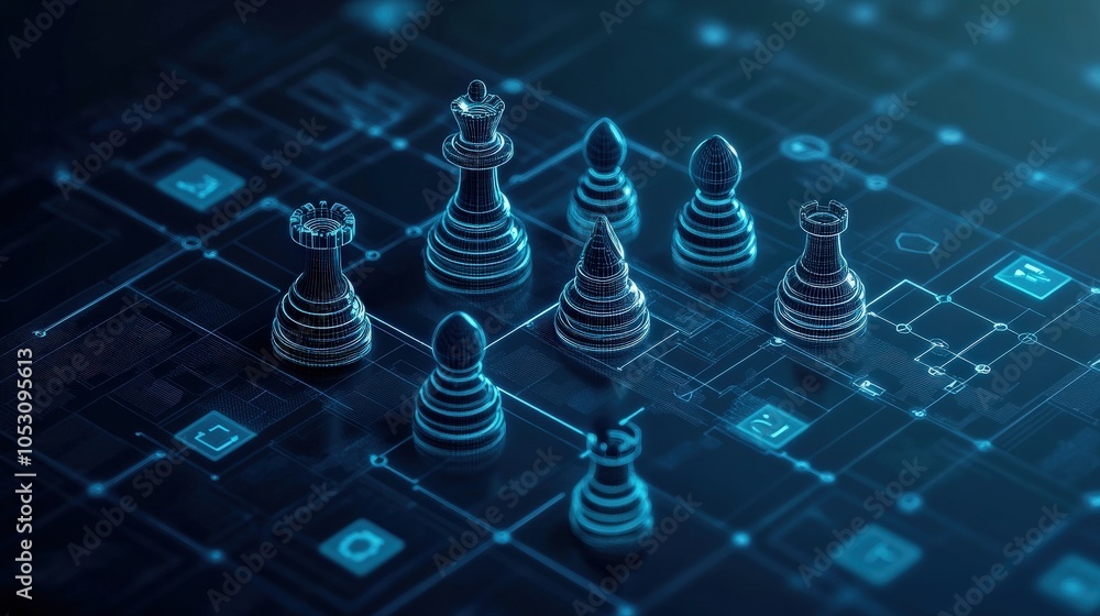Strategic moves in a digital chess game an exploration of artificial ...