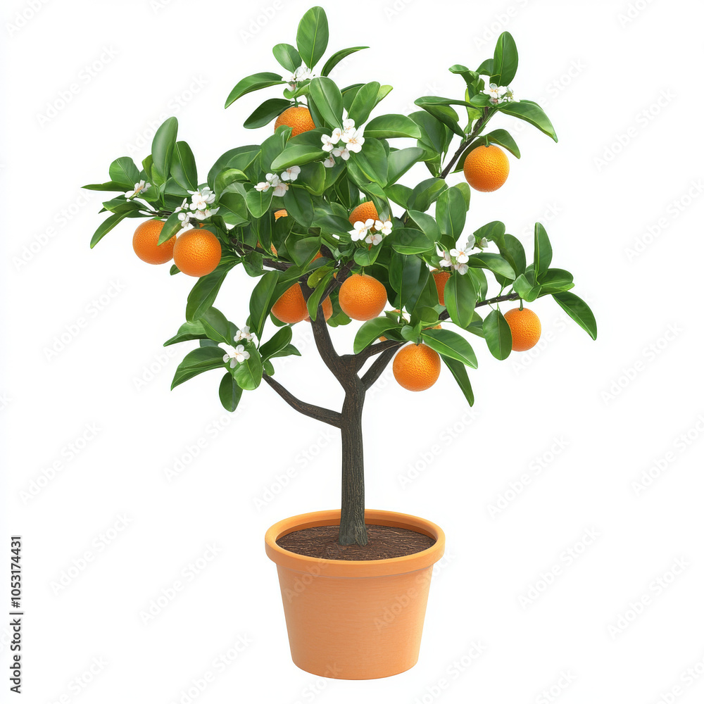 Orange trees are small, evergreen plants that grow oranges. They can ...