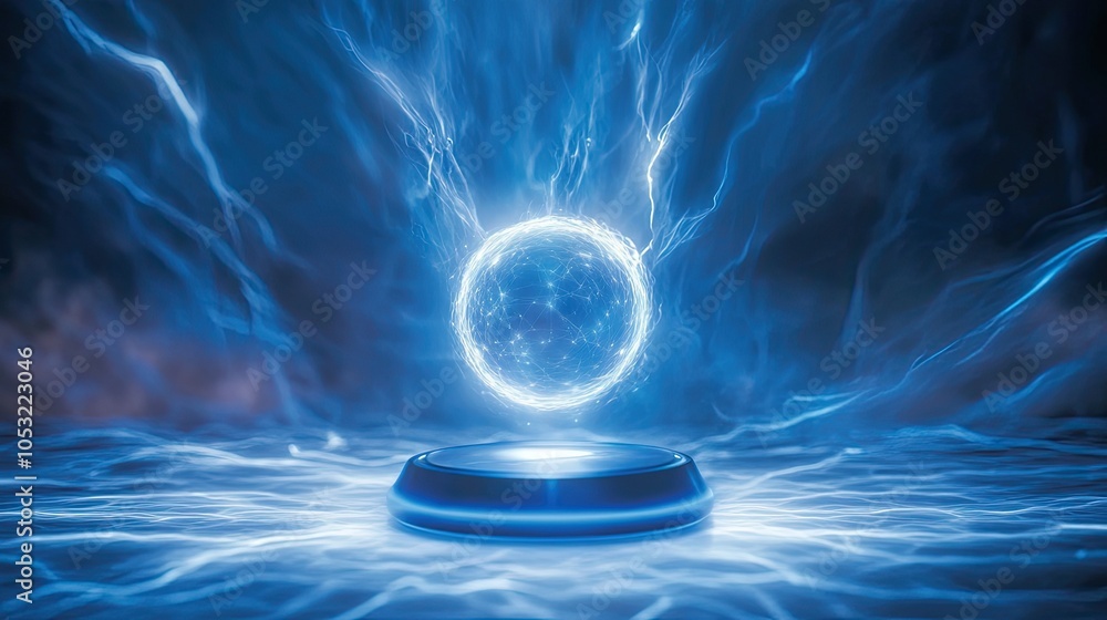 Electric Field Visualization of a Dipole Showing the Distribution of ...