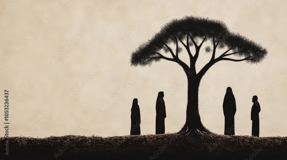 A visual representation of the growing together of different world ...