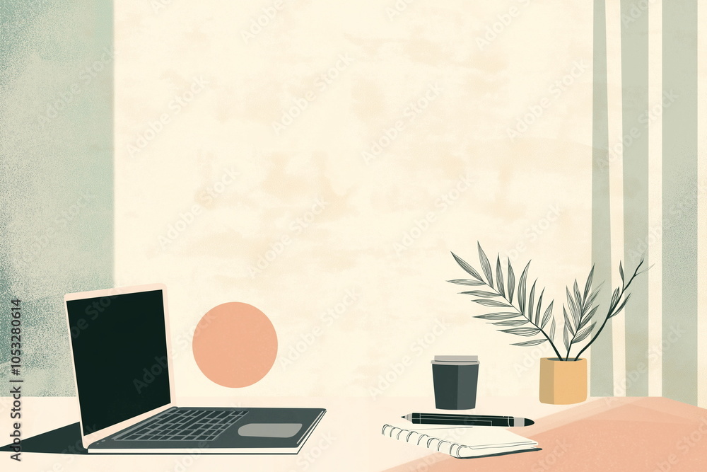 Soft, muted background image with a calming color palette ideal for ...