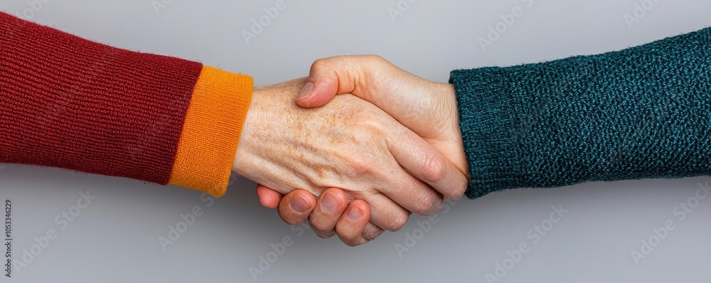 LGBTQ elder connecting deeply with another person in an intimate ...
