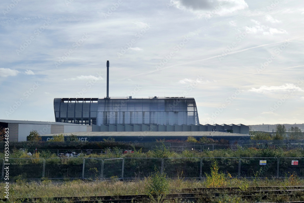 Leeds, UK 10 27 2024 Recycling and energy recovery (RERF) facility on ...