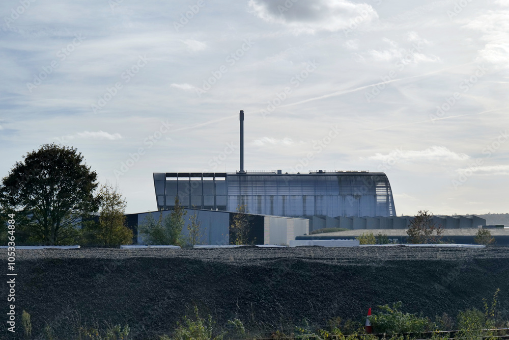 Leeds, UK 10 27 2024 Recycling and energy recovery (RERF) facility on ...