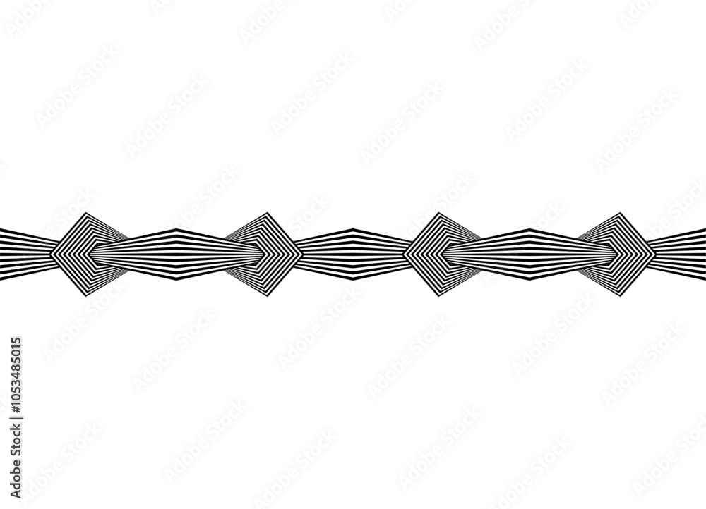 Vector striped pattern of black broken lines on a white background ...