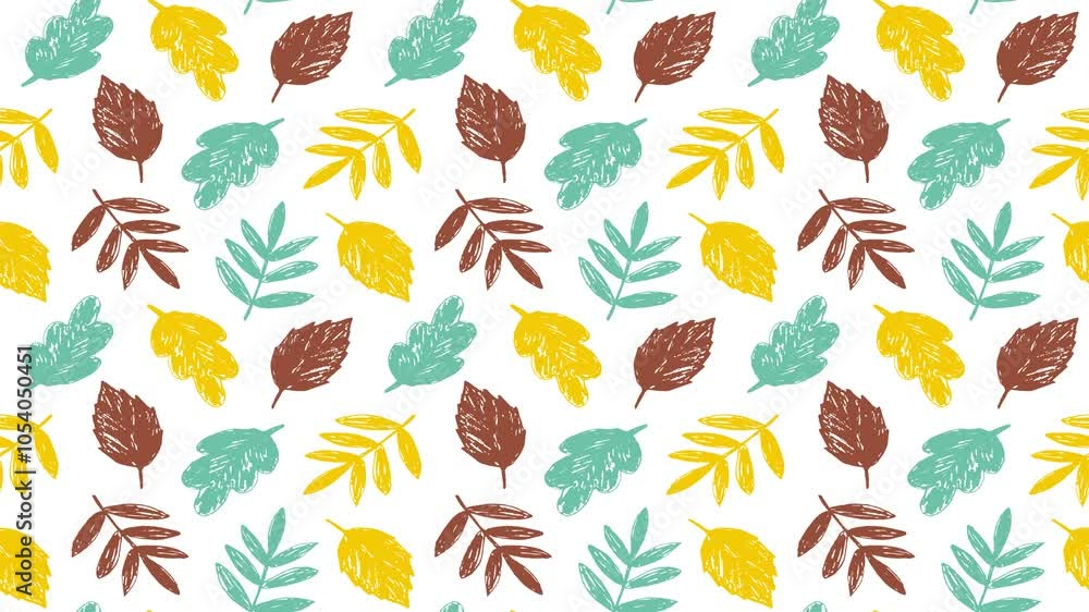 Simple looping 2D animation, moving seamless pattern. Multi-colored ...