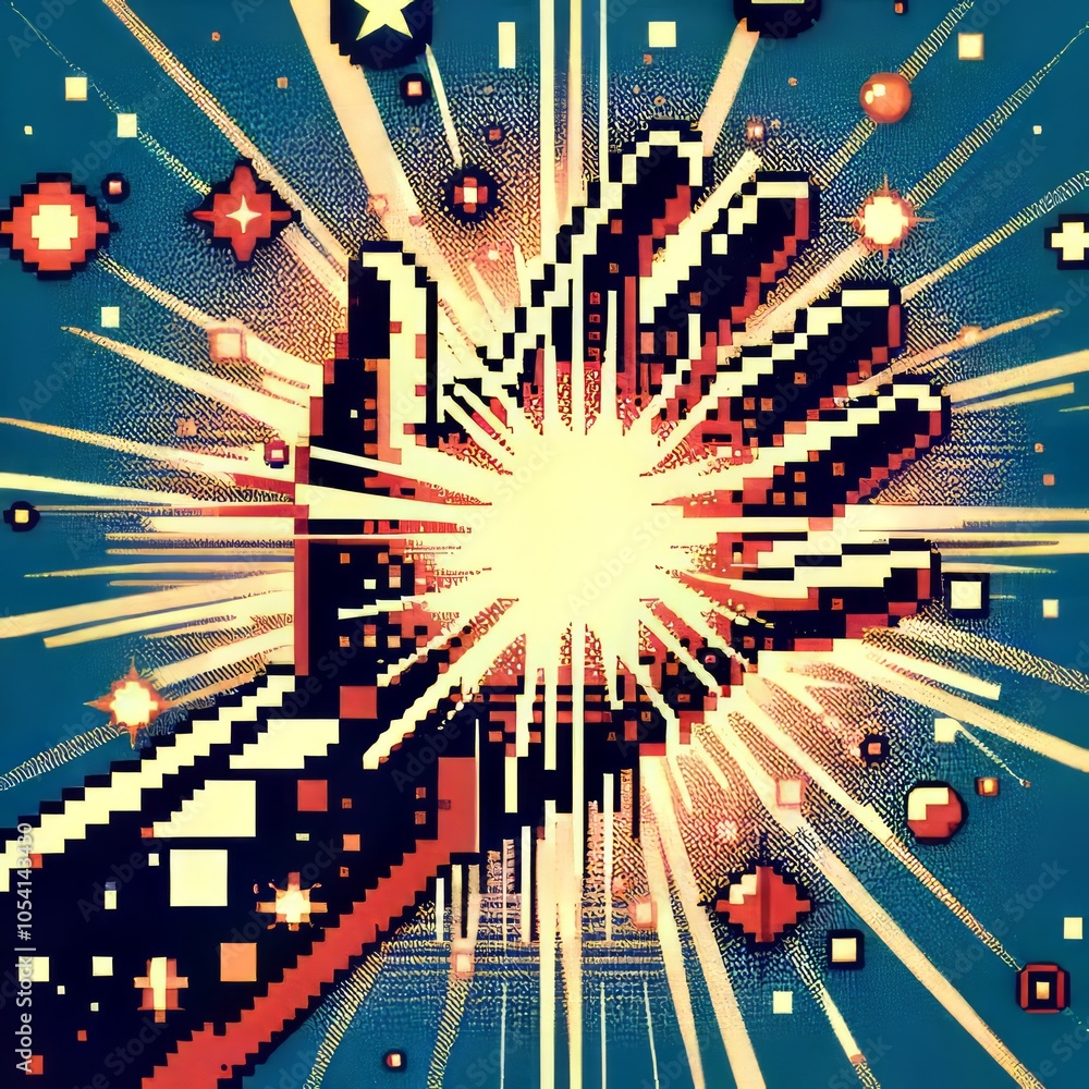 54 Retro video game graphics bit pixel art and retro video game ...