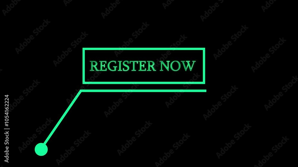register now animation button in red color, animation button of ...