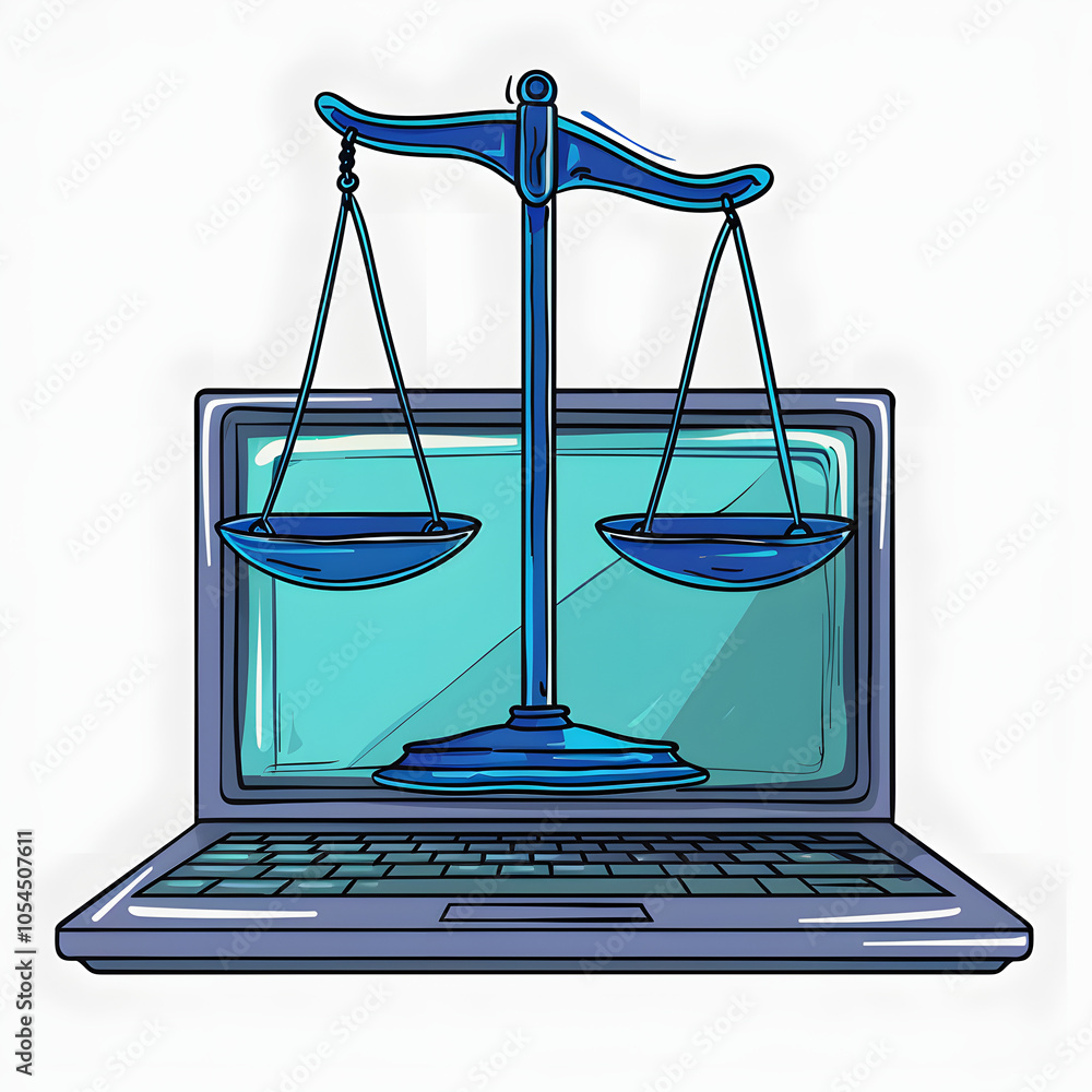 civil law savvy information showing on laptop computer screen for ...