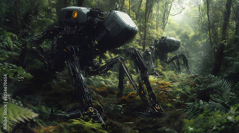 Robotic ecosystem project in reclaimed rainforest wilderness ...