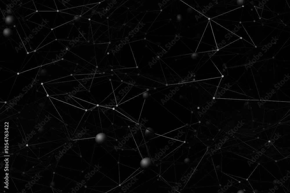 Black 3D Geometric Seamless Pattern Texture of Cubic Constellations ...
