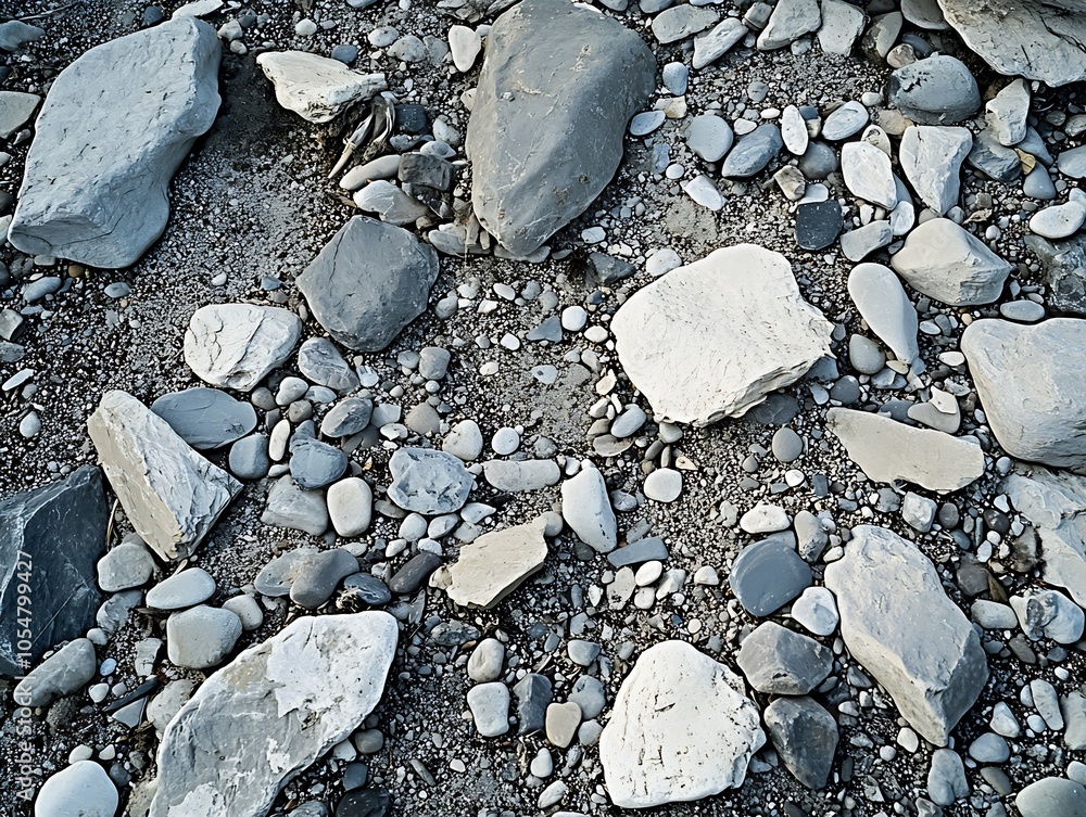 Natural Rock and Pebble Ground Pattern for Outdoor and Nature Inspired ...