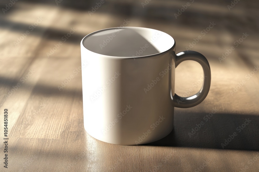 A 3D mug mockup with a rotating view, offering a complete perspective ...